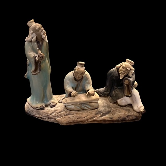 Art | Vintage Chinese Mud Men Figurine | Poshmark